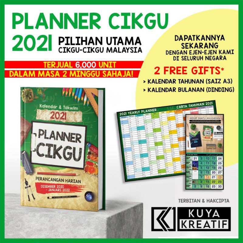 🔥 Planner Cikgu 2021 🔥 | Shopee Malaysia