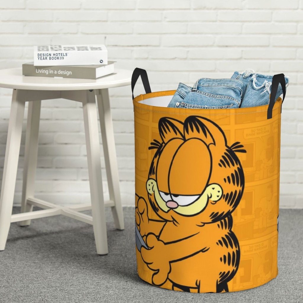Garfield Laundry Basket Laundry Bag Basket Dirty Clothes Storage Bag ...