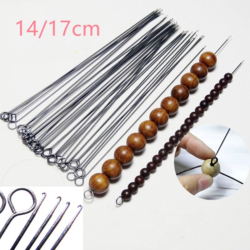 Stainless Steel Beading Needles for Beads Threading String Jewelry ...