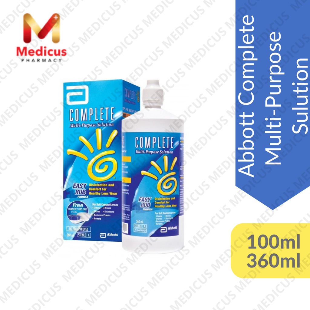 Abbott Easy Rub Complete Multi-purpose Solution 100ml/360ml | Shopee Malaysia