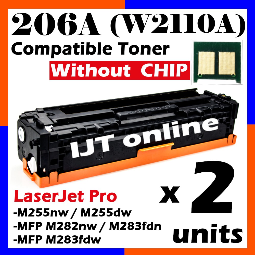 2x Compatible Toner to HP 206A HP206A W2110A W2111A W2112A W2113A Color ...