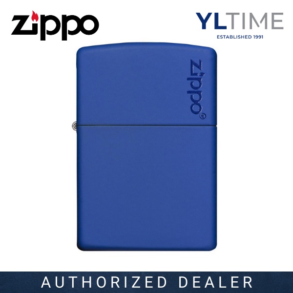 Zippo #229ZL Classic Royal Blue Matte Zippo Logo Lighter (100% Original & New) | Shopee Malaysia