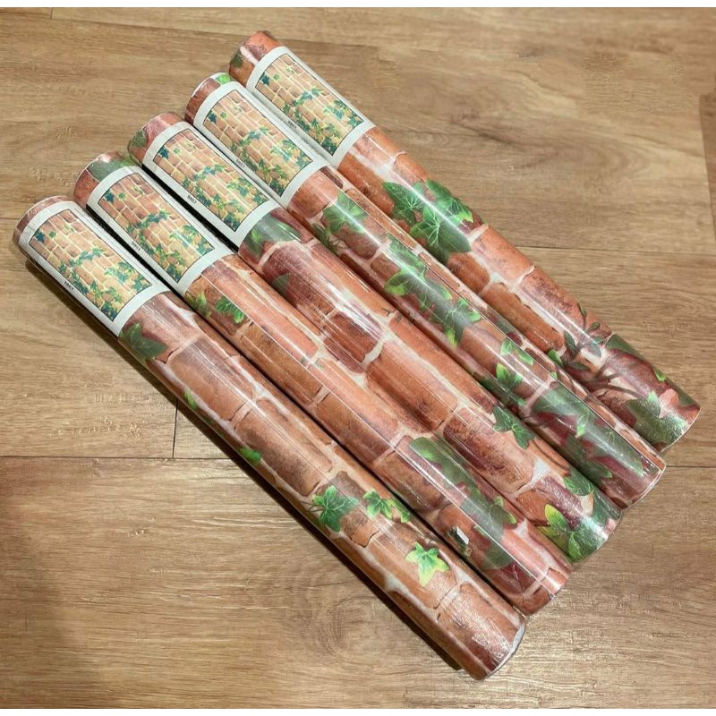 Wallpaper Sticker Kaison Ready Brick Ready Stock | Shopee Malaysia