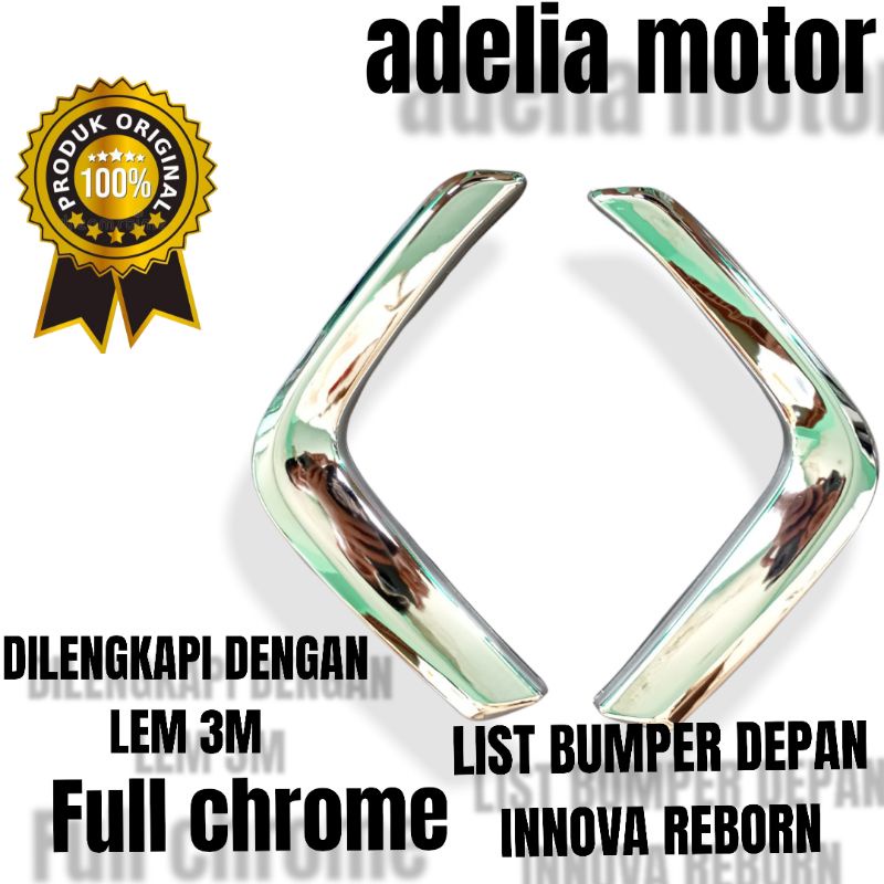 List chrome Front Bumper innova reborn venturer list boomerang unit ...