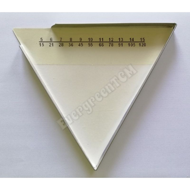 Triangular Tablet Counting Tray 三角形白钢药丸盘 | Shopee Malaysia