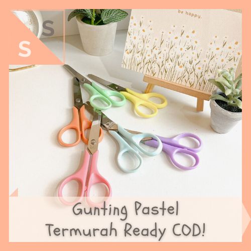 [simplyshop] Pastel Scissors/Scissors Lilac Peach Sharp Korean Color ...