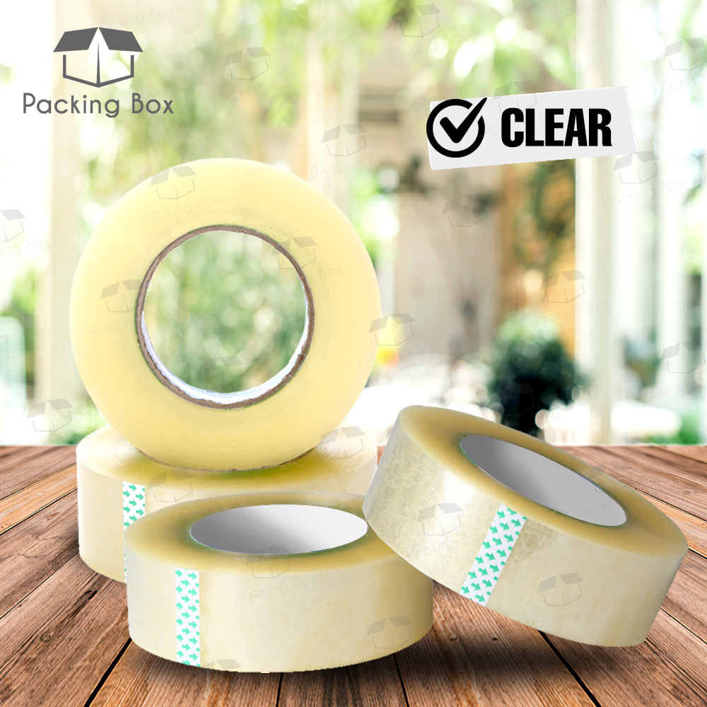 Clear / Brown Opp Tape (48mm x 80mx 45mic) Selefon Tape/Cellulose Tape ...