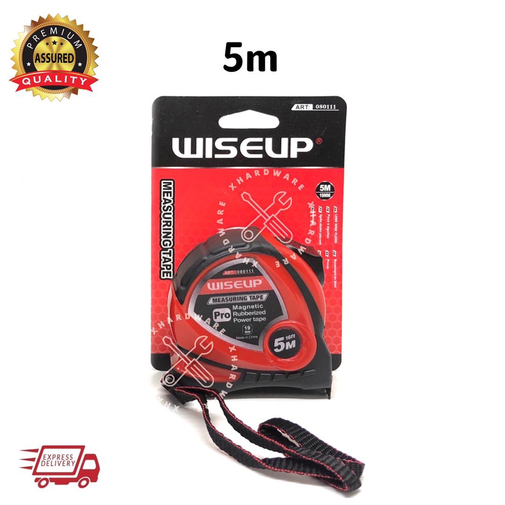 Wise Up Heavy Duty Magnetic Measuring Tape/Tape Measure Magnet/Power ...