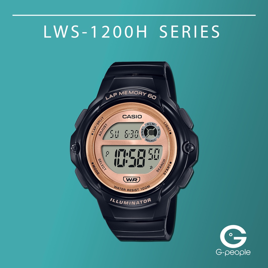 CASIO LWS-1200H-1AV / LWS-1200H-1A / LWS-1200H DIGITAL SPORT WATCH 100% ...