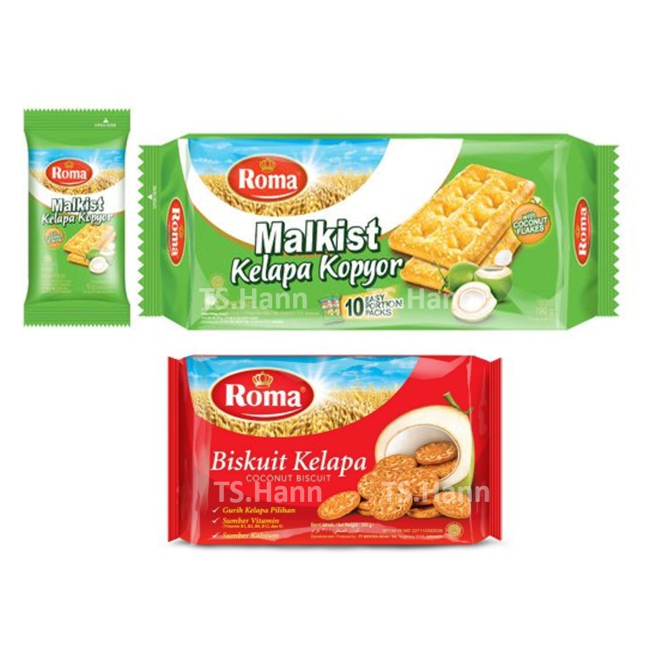 Roma biskut kelapa/ Roma Malkist kelapa kopyor | Shopee Malaysia