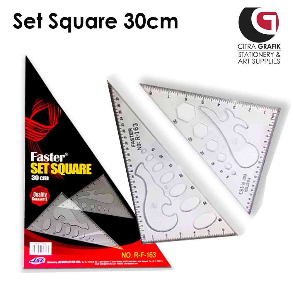Faster Set Square 30cm | Shopee Malaysia