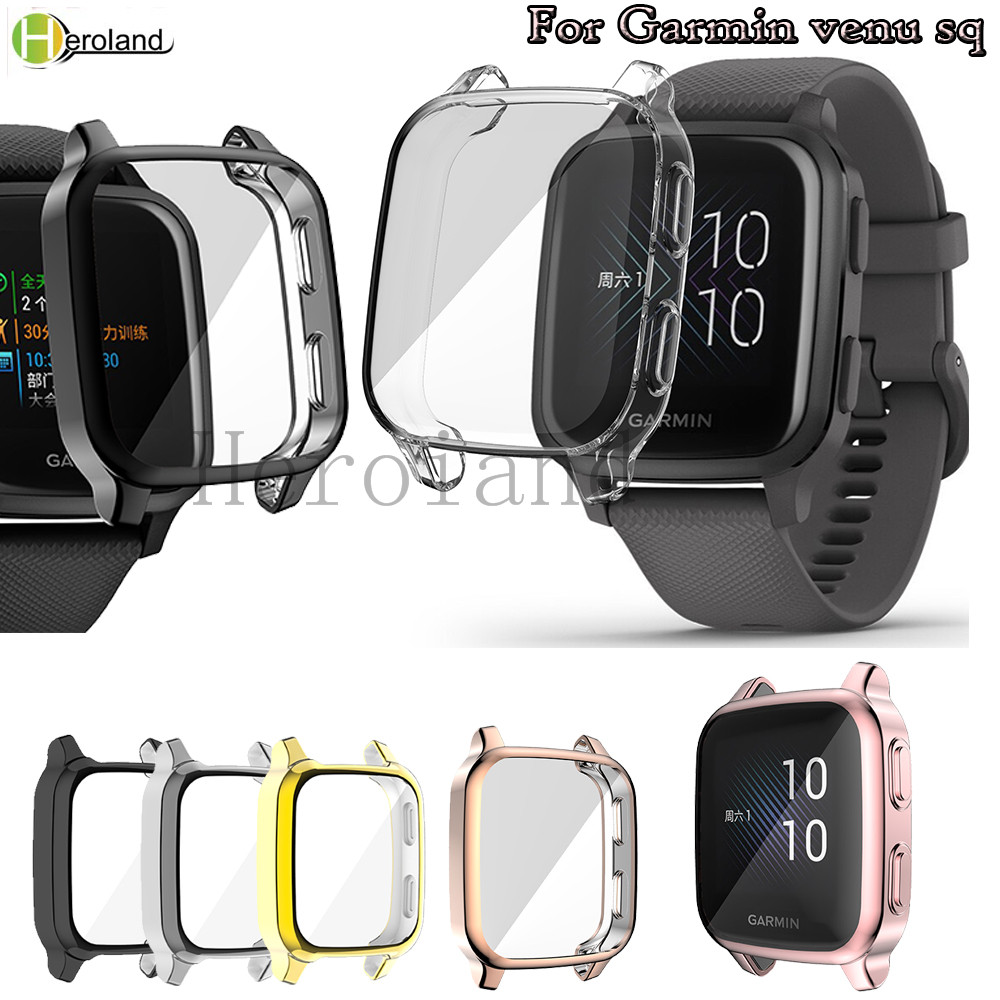 Garmin Venu SQ Screen Protector Diruite 3-Pack TPU Protective Case For ...