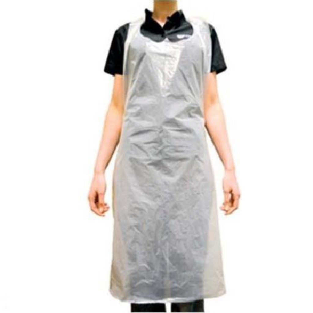 Disposable Plastic Apron (100pcs) | Shopee Malaysia