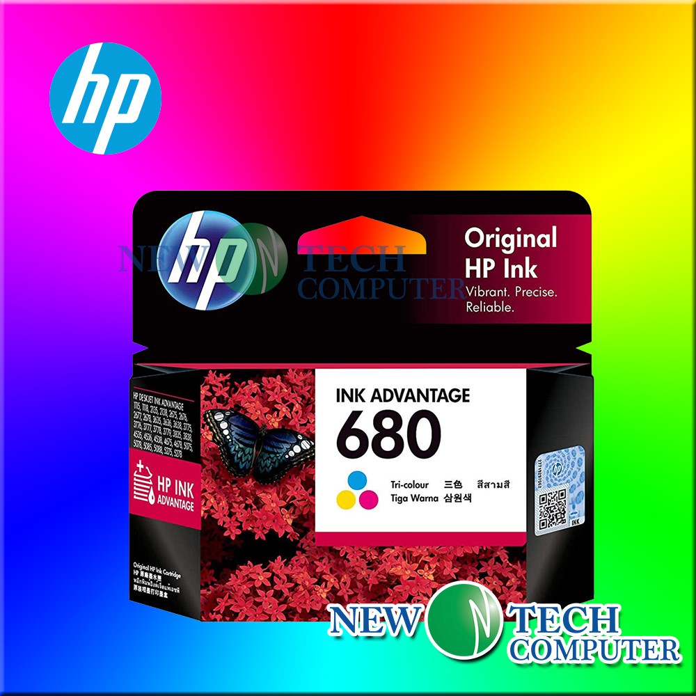 HP 680 BLACK INK / TRI COLOR COLOUR INK CARTRIDGE ORIGINAL HP680 NEW ...
