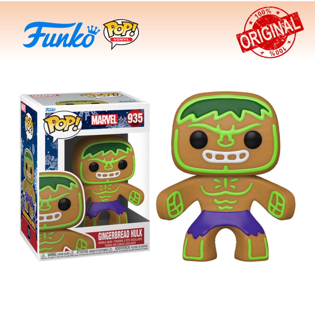 Funko Pop! Marvel: Holiday - Hulk (Gingerbread Man) | Shopee Malaysia