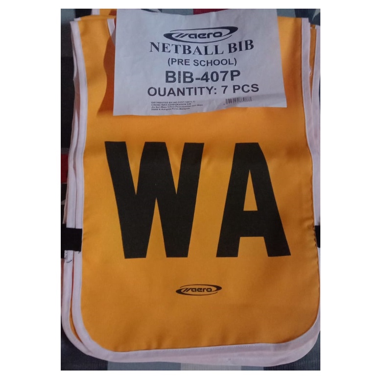 NETBALL BIBS for Preschool/Kindergarten/ BIBS BOLA JARING- (untuk ...