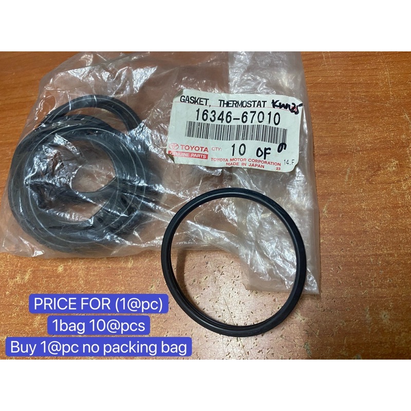 ORIGINAL TOYOTA HILUX VIGO KUN25 KUN26 THERMOSTAT O RING (1@pc) > 16346 ...