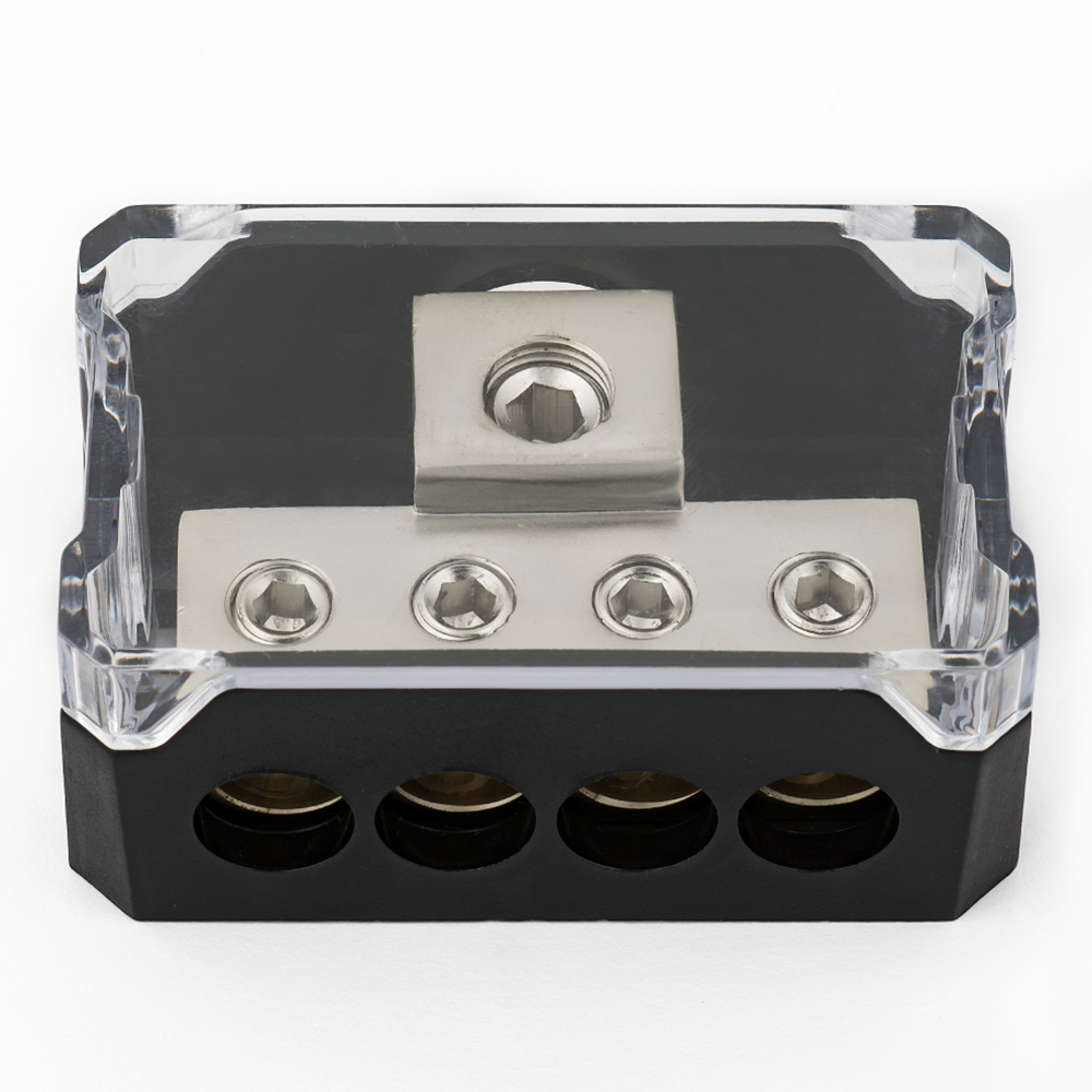 Car Vehicle Audio 1 In 4Way Out Power Distribution Fuse Holder Block ...