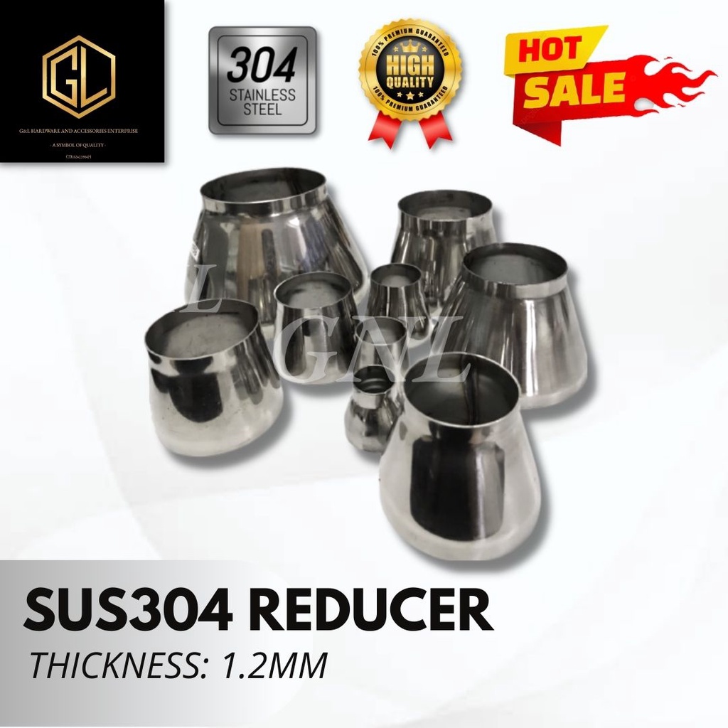 💥FREE SHIPPING+CHEAPEST💥🔥1.2MM SUS304 REDUCER/ TURBO EXHAUST | Shopee ...