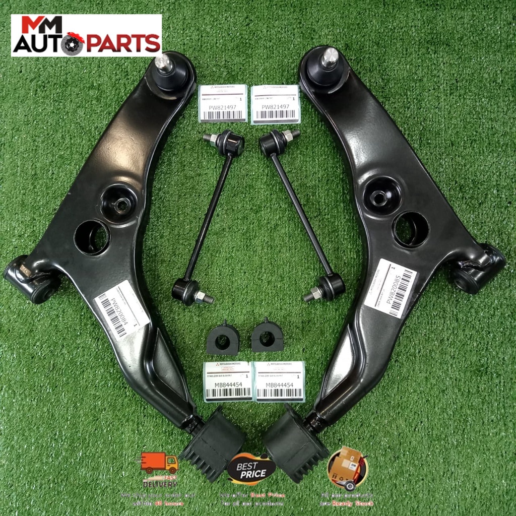 6IN1 COMBO SET- MITSUBISHI JAPAN FRONT LOWER ARM/ ABSORBER LINK ...