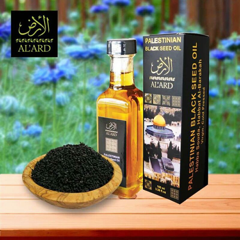 Minyak Habbatus sauda Al Ard 100ml dari Palestine Black seed oil ...