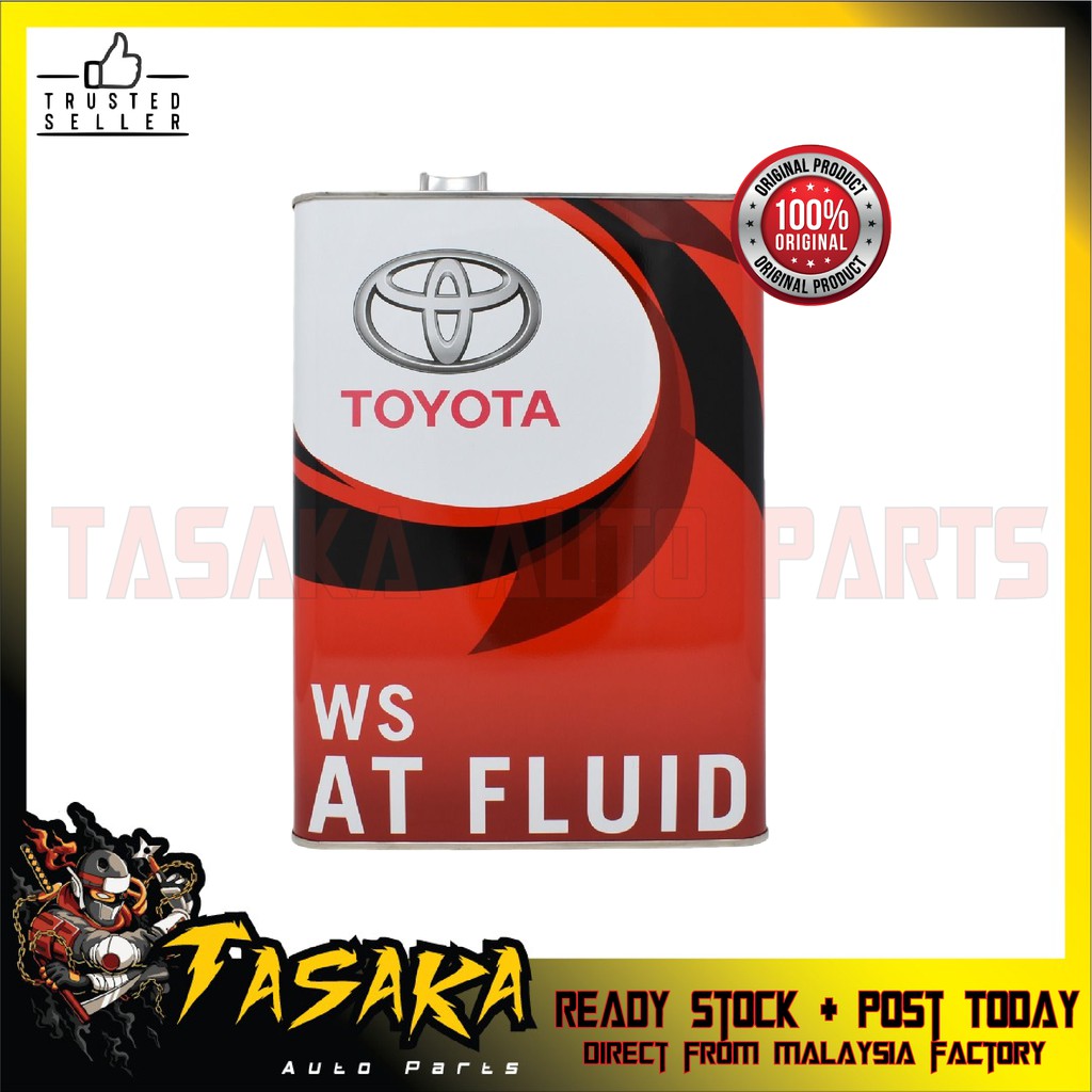 ORIGINAL Toyota ATF WS Auto Transmission oil (4L) TOYOTA VIOS ALTIS ...