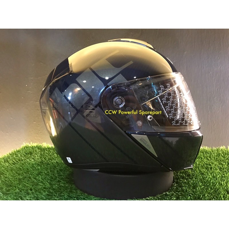 HJC RPHA 90S Barlian Double Visor Flip Up Helmet ZX10 ZX6 Z1000 Z800 ...