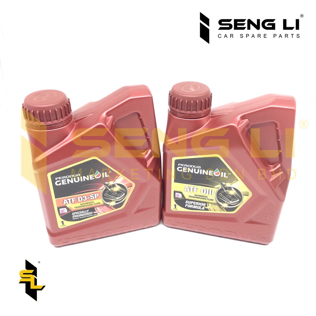 100% PERODUA ATF DIII "GREEN"/ATF D3-SP "RED" AUTO GEAR OIL-MYVI/ALZA ...