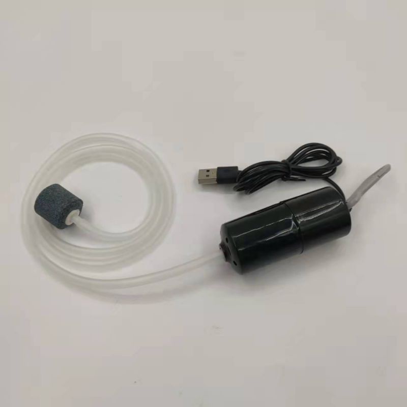 Portable Mini Aquarium USB Oxygen Air Pump Fish Pam Udara Ikan Tank USB ...
