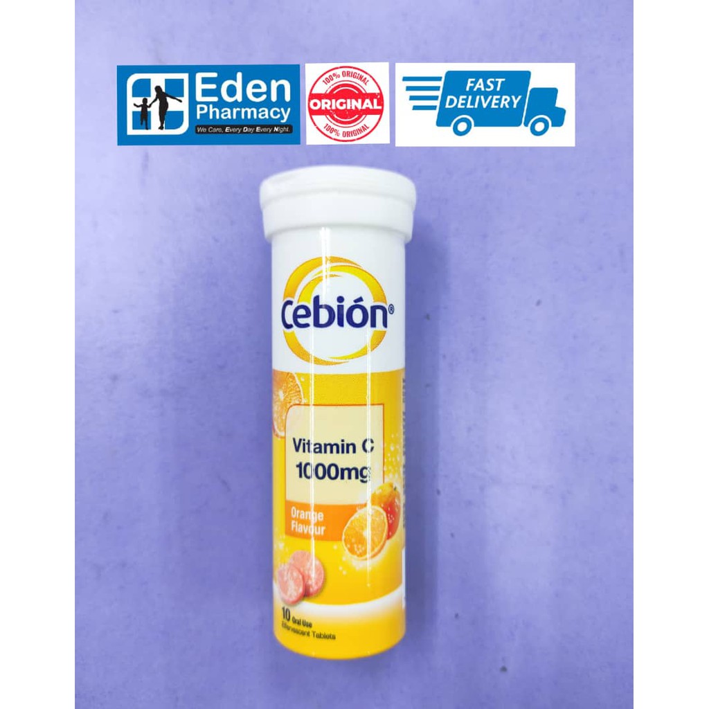 Cebion Vitamin C 1000mg Orange Flavour ( 1 x 10's ) | Shopee Malaysia