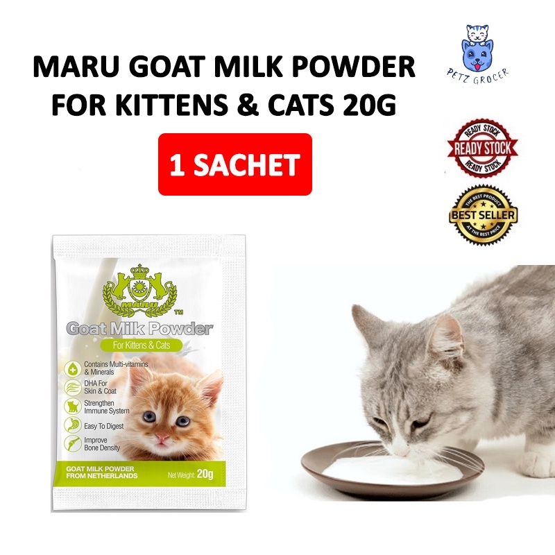 Maru Goat Milk 20g per sachet Cat Milk Kitten Milk Susu kucing susu ...