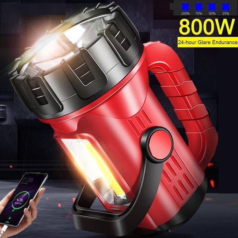 500W Heavy Duty Torchlight Lampu Suluh led flashlight Waterproof ...