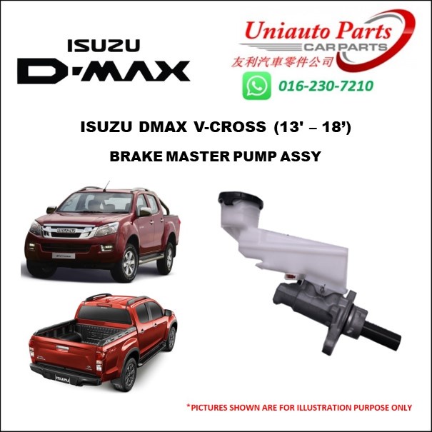 ISUZU DMAX V-CROSS (13' – 18’) BRAKE MASTER PUMP ASSY | Shopee Malaysia
