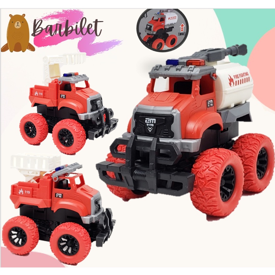 Kereta Mainan Engineering /Fire Truck Fire Engine Toy Bomba - 1 PCS ...