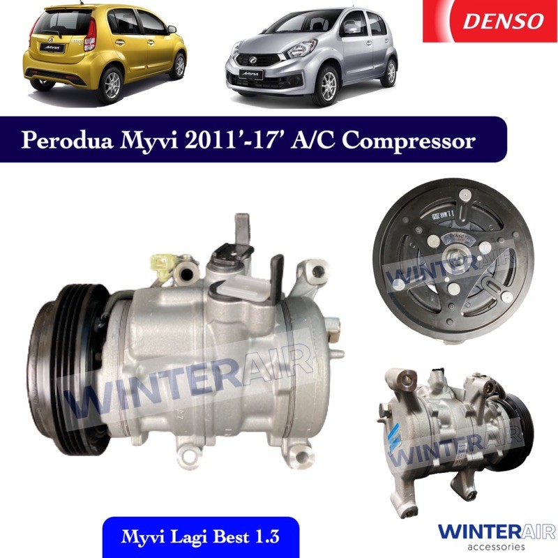 Perodua (Denso) Myvi Lagi Best 1.3 / 1.5 • Air Cond Compressor ...