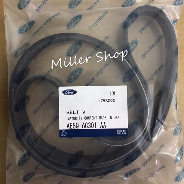 Ford Fiesta 1.4 1.5 1.6 Fan Belt 6pk1037 AE8Q-6C301-AA | Shopee Malaysia