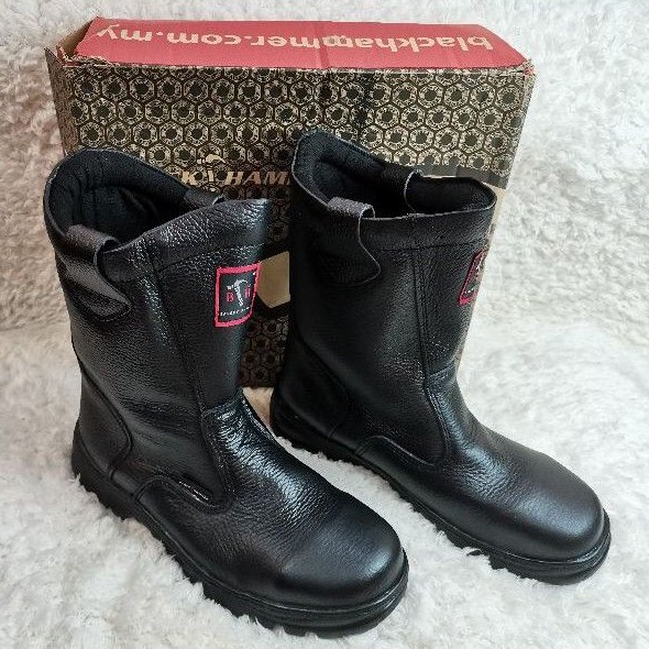 Original Black Hammer 🔨leather safety shoes BH 2334 READY STOCK ...