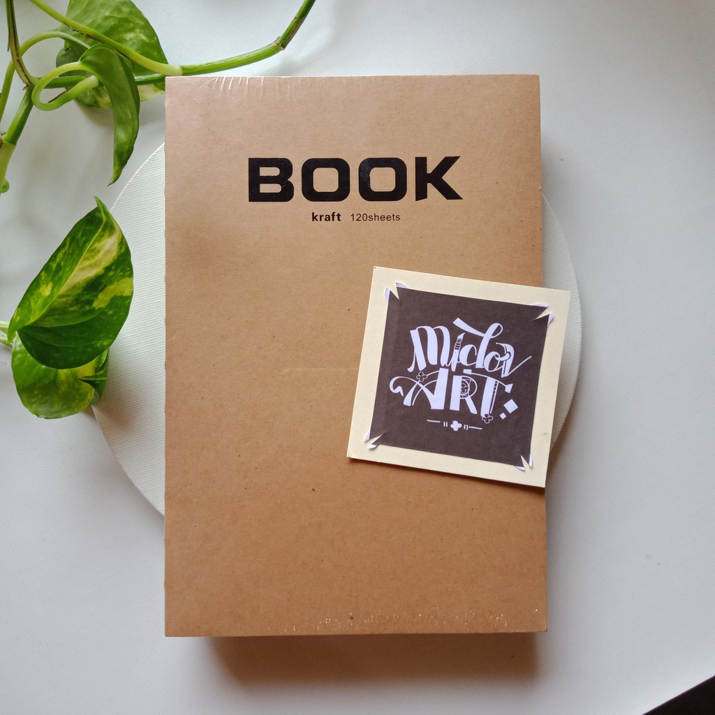 Kraft Paper Book 210x142mm Potential 120 SH 100gsm | Shopee Malaysia