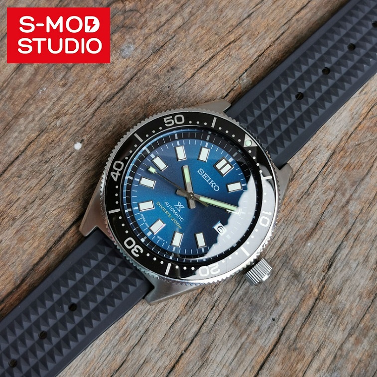 Seiko Vintage Waffle Rubber Strap Band 20mm & 22mm Seiko Mod | Shopee ...