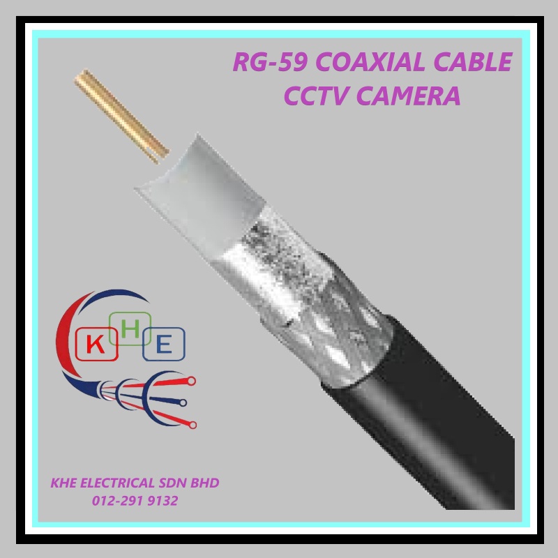 ABM RG 59 U Coaxial Cable/ RG59U CCTV Camera Coaxial Cable - 305 Meter ...