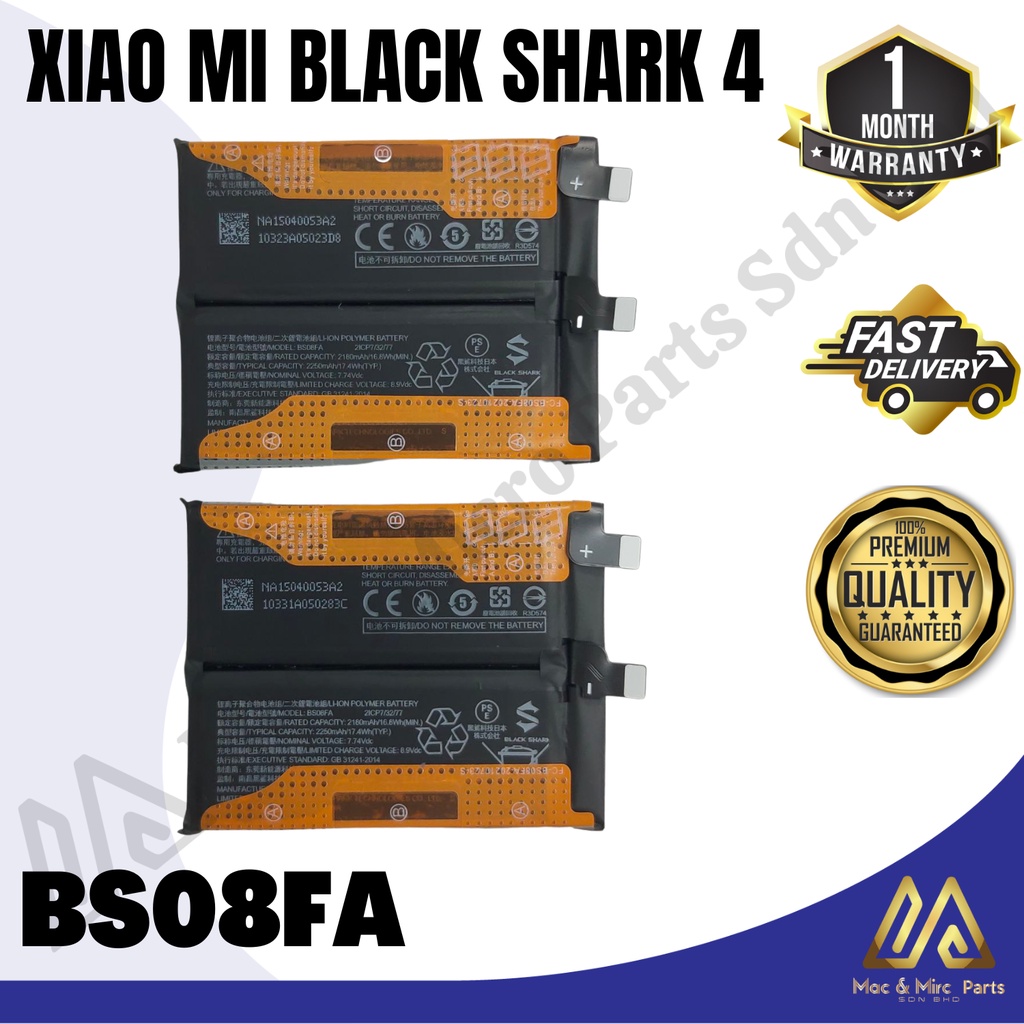 MG BRAND BLACK SHARK 4 BATTERY MODEL BS08FA (2250mAh) | Shopee Malaysia