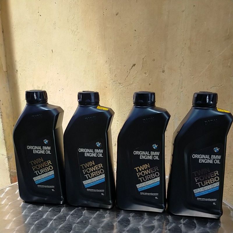 ORIGINAL BMW LONGLIFE-01 FULLY SYNTHETIC ENGINE OIL 5W-30 - 4 BOTTLES ...