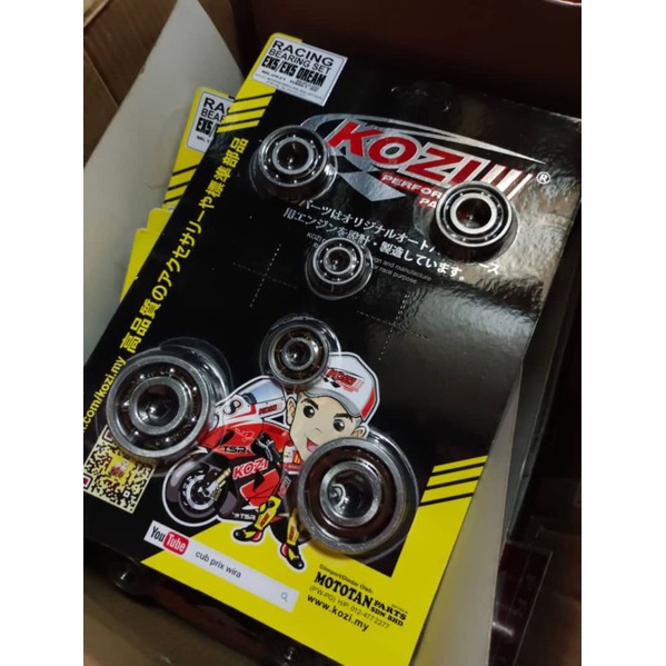 EX5 DREAM EX5 POWER WAVE100 CT100 KRISS100 MR1 ENGINE BEARING SET ...