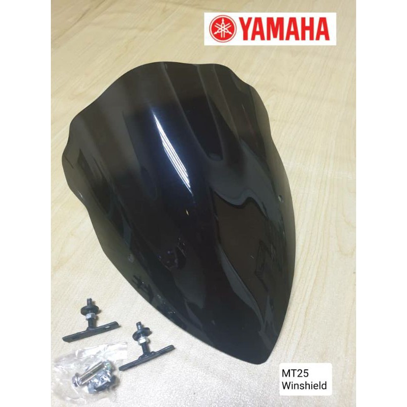 YAMAHA MT25 MT-25 - WINDSHIELD 34CM BLACK (READY STOCK KL SABAH SARAWAK ...