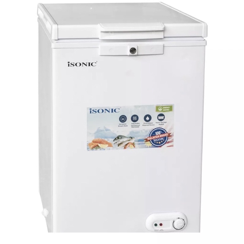 ISONIC Dual Function Chest Freezer 80L (ICF-W92) New Version | Shopee ...