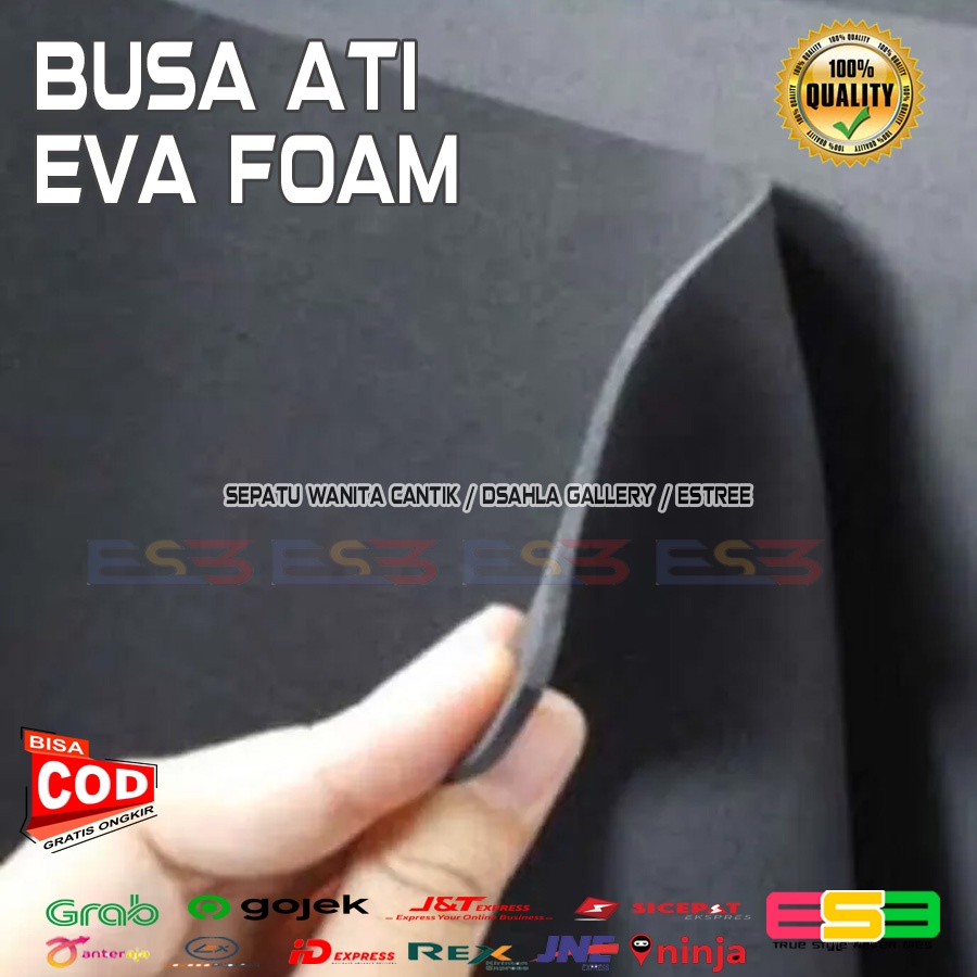 HITAM 1mm Thick Heart Foam Sheet/Eva Foam Sheet/Black Rubber Eva Sponge 120x210cm | Shopee Malaysia