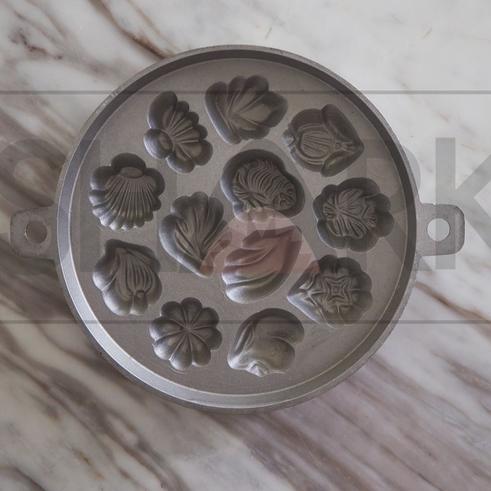 Aluminium Mould Bahulu / Kuih Mould / Acuan Kuih Bahulu Mould / Acuan ...