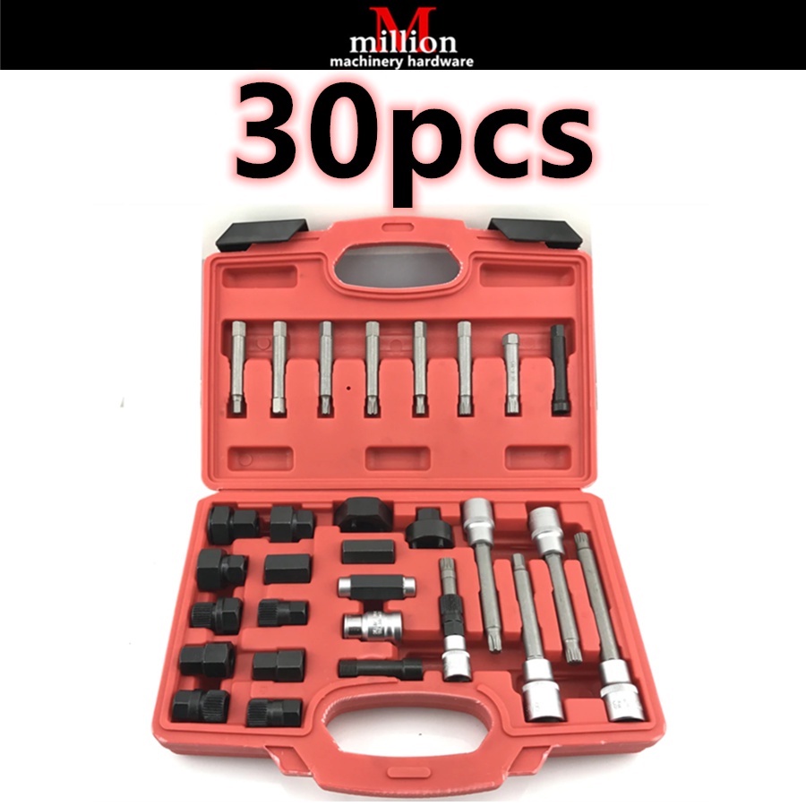 18pcs 24pcs 30pcs Alternator Pulley Disassemble Remover Kit Car ...