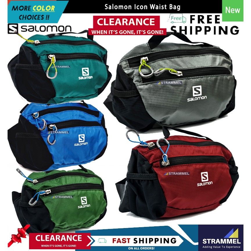 [Ready Stock] Salomon ICON Waist Bag 2 Litre Pouch Bag / Hip Pack ...