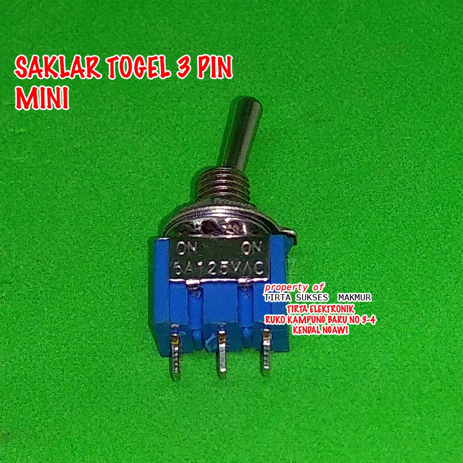 3 Pin 3 Way Toggle Switch ON-OFF-ON Tegel Switch Lever MTS 103 Way ...